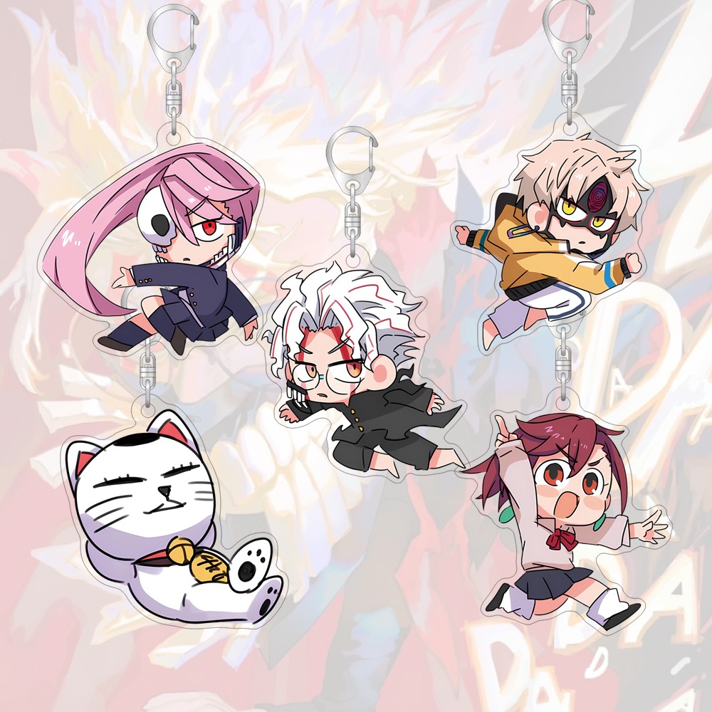 Keychain Dandadan Animation Peripheral Cartoon Cute Pendant Acrylic ...