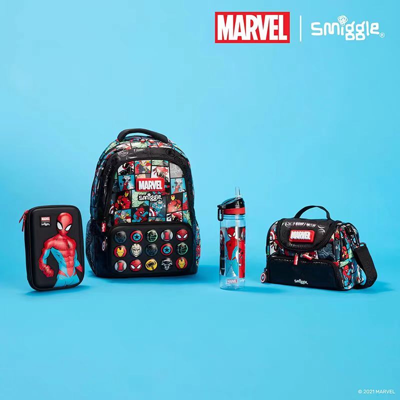 Australia Smiggle Schoolbag Minecraft+Spiderman+Marvel Schoolbag Pencil ...
