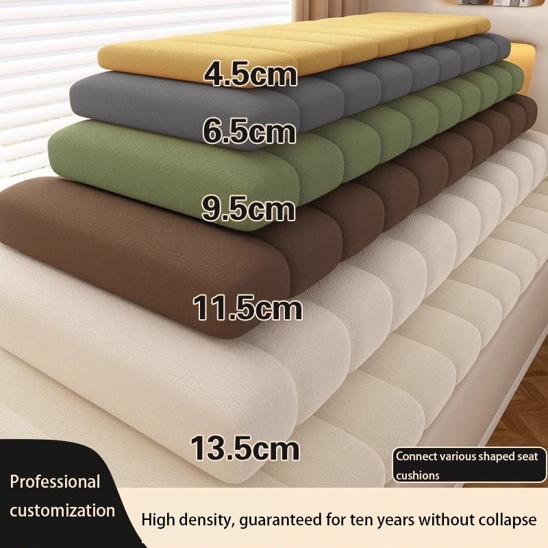 Teddy Plush Window Cushion Ledge Cushion Winter Removable and Washable ...
