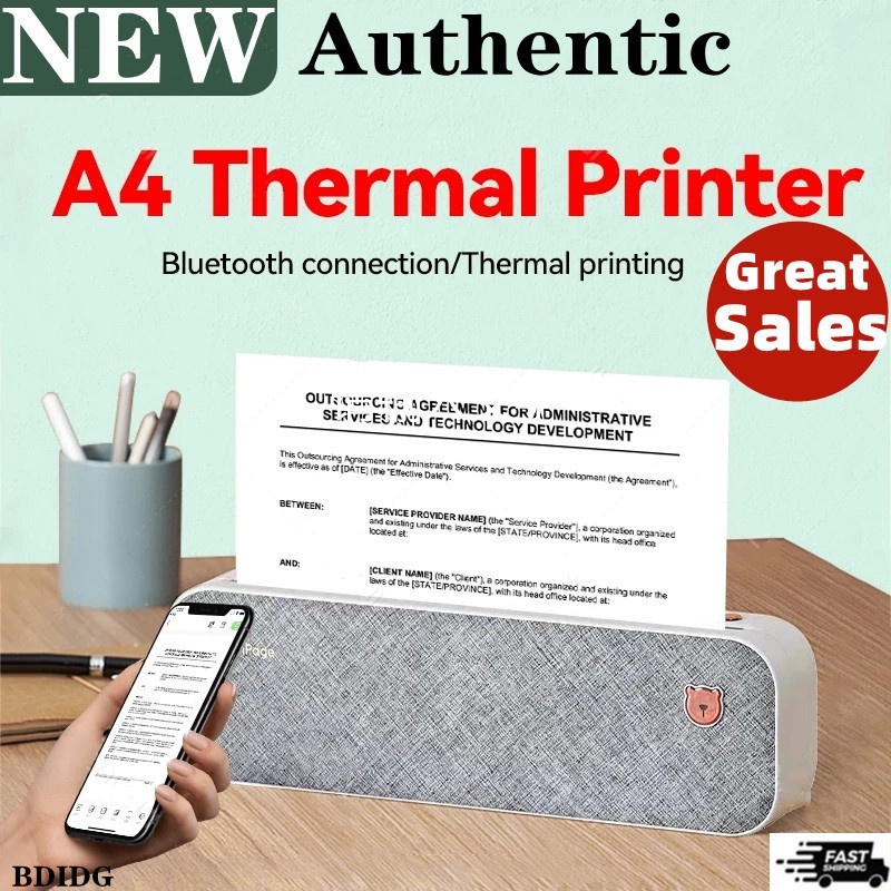 Perfect SALE NEW Printer Portable A4 Paper Printer A4 Printer Mini ...