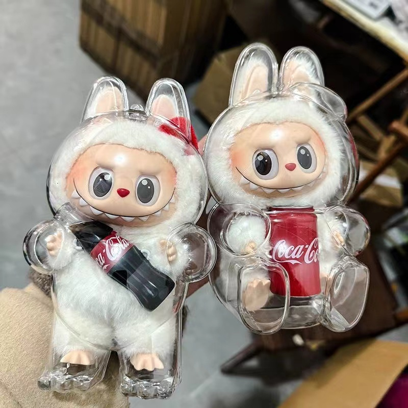 Protective Case Transparent for Labubu Coca Cola V2 V1 Display Box Hard ...