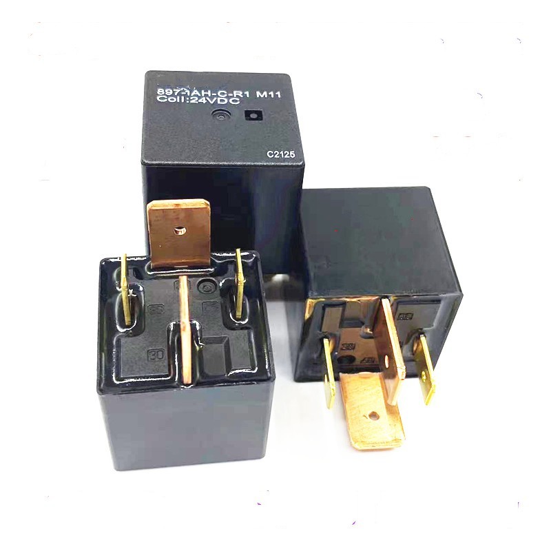 Mini Relay 897-1AH-C-R1 24V 4 Pin 80A High Power Car Air Conditioning ...