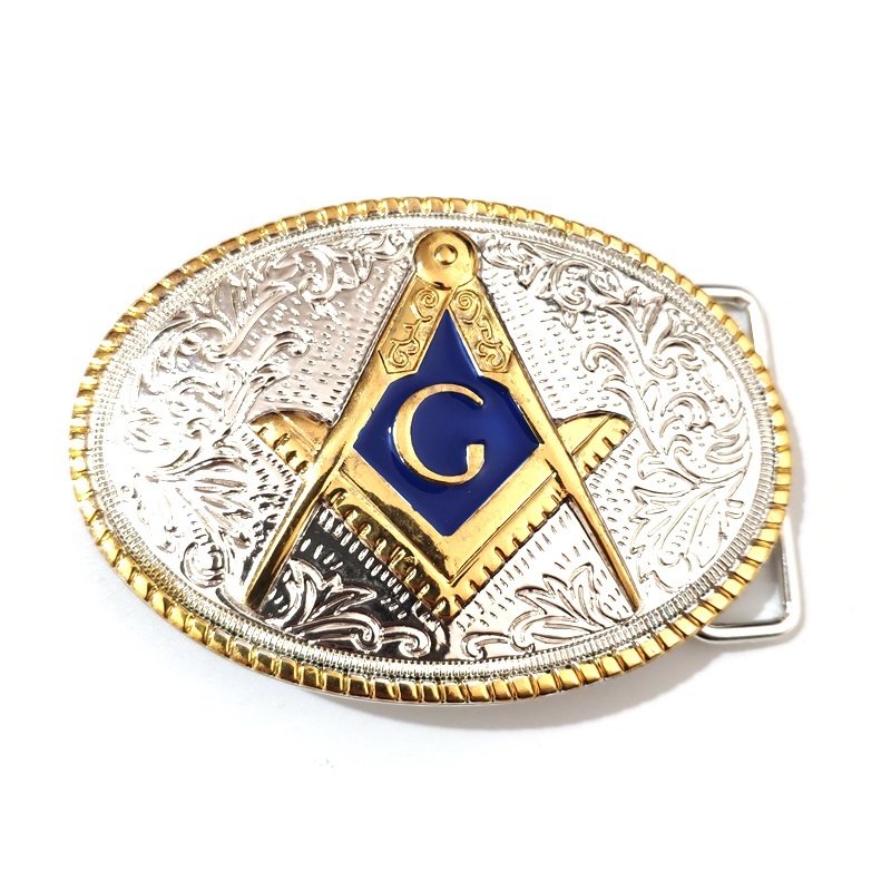 Classic Free Logo Oval Shape Replacement Buckle Mason Metal Accessory ...