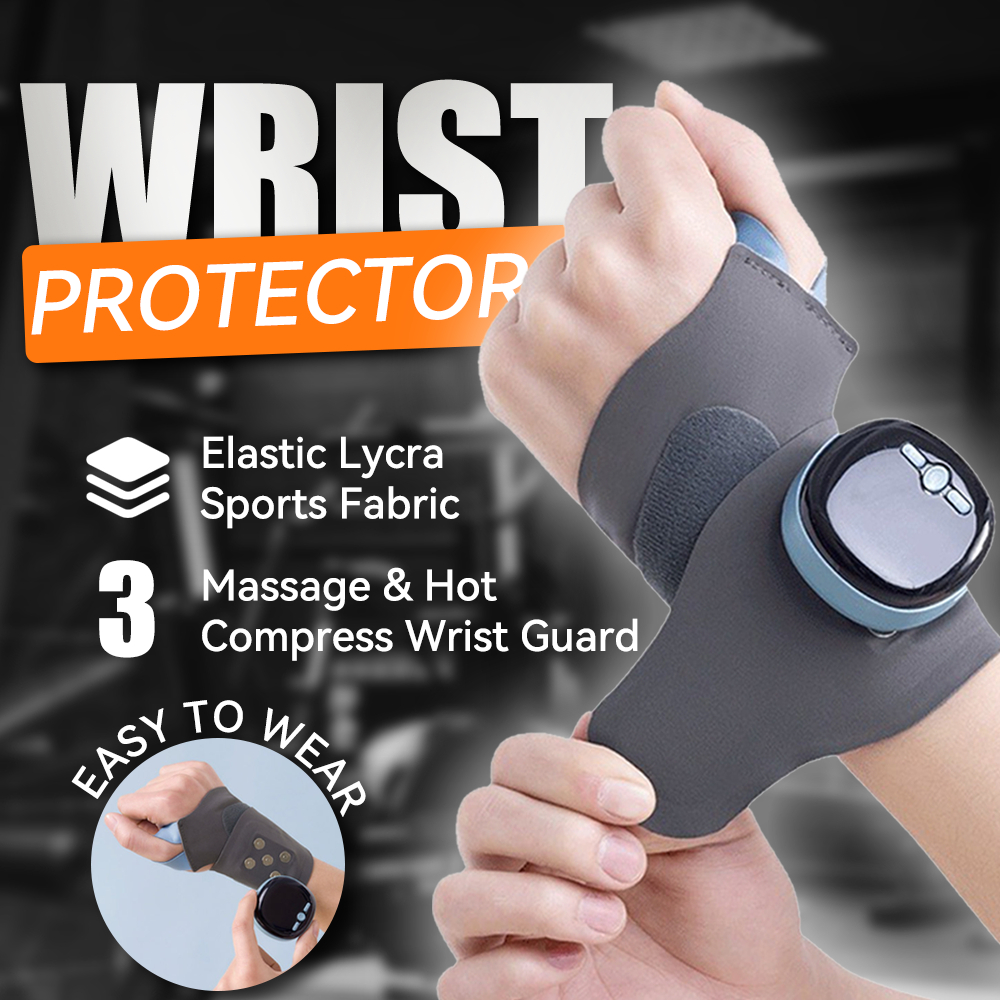 Wrist Guard For Tendonitis Heated Wrist Massager TFCC Strain and Sprain ...