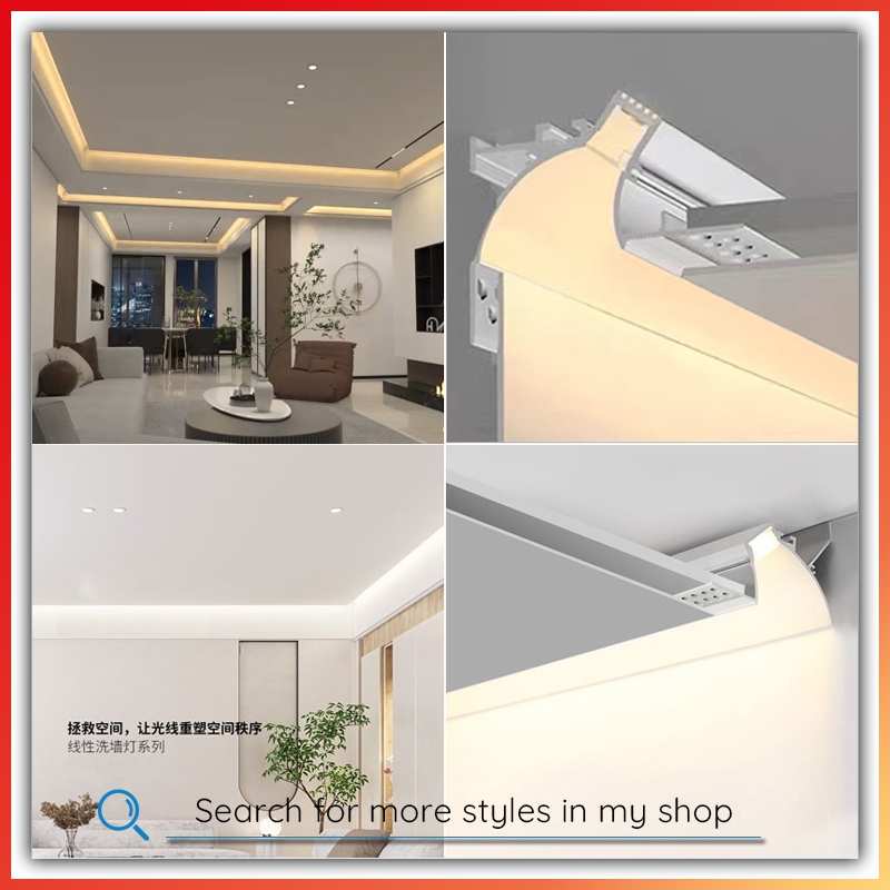 Led Light Living Room Cob Light Ceiling Light Groove Reflective Light ...
