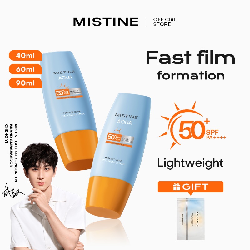 MISTINE Sunscreen Sunblock Moisturizer Facial/Body Cream UV Shield ...