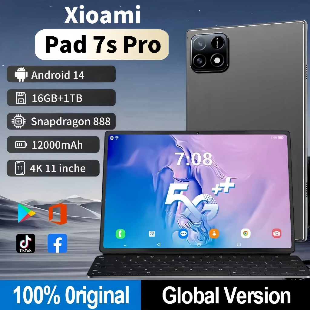 2025 Global Version Original MI Pad 7S Pro Tablet 11inch HD 4K Android ...