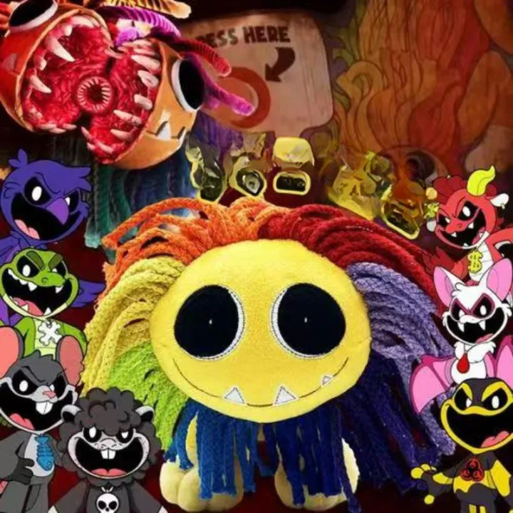 Nightmare Critters Poppy Playtime Chapter 4 Doey Pianosaurus Plush Toys ...