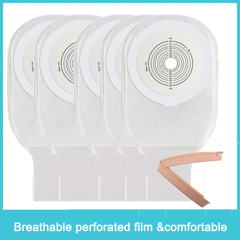 65mm Ostomy Bag Disposable Stool Bag Anal Bag One-single Ostomy Bag ...