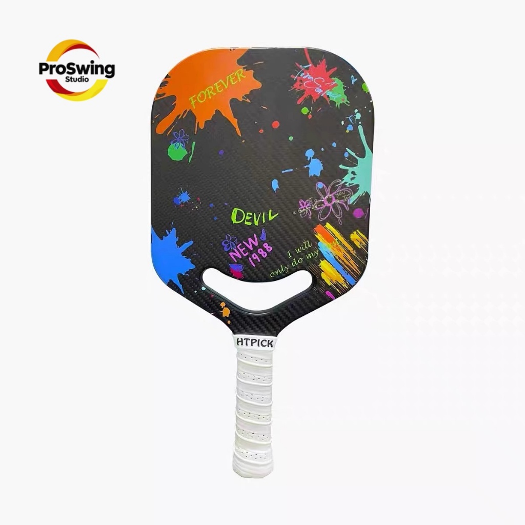Htpick Pickle Racket 3K Carbon Fiber Pickle Racket Hot-Pressed ...