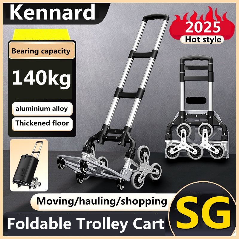 Goods trolley Foldable shopping cart Large capacity portable foldable ...