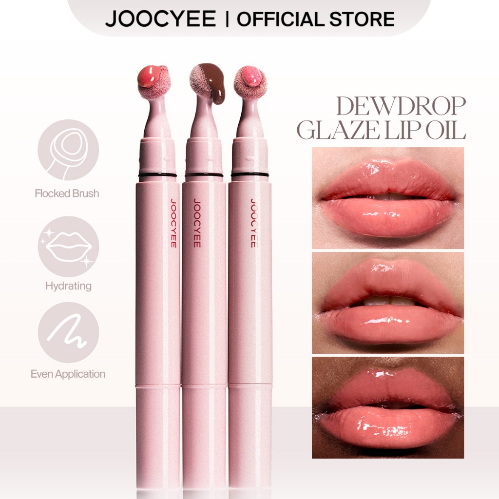 JOOCYEE DEWDROP GLAZE LIP OIL High-shine Hydrating Cooling Sensation | Shopee Singapore