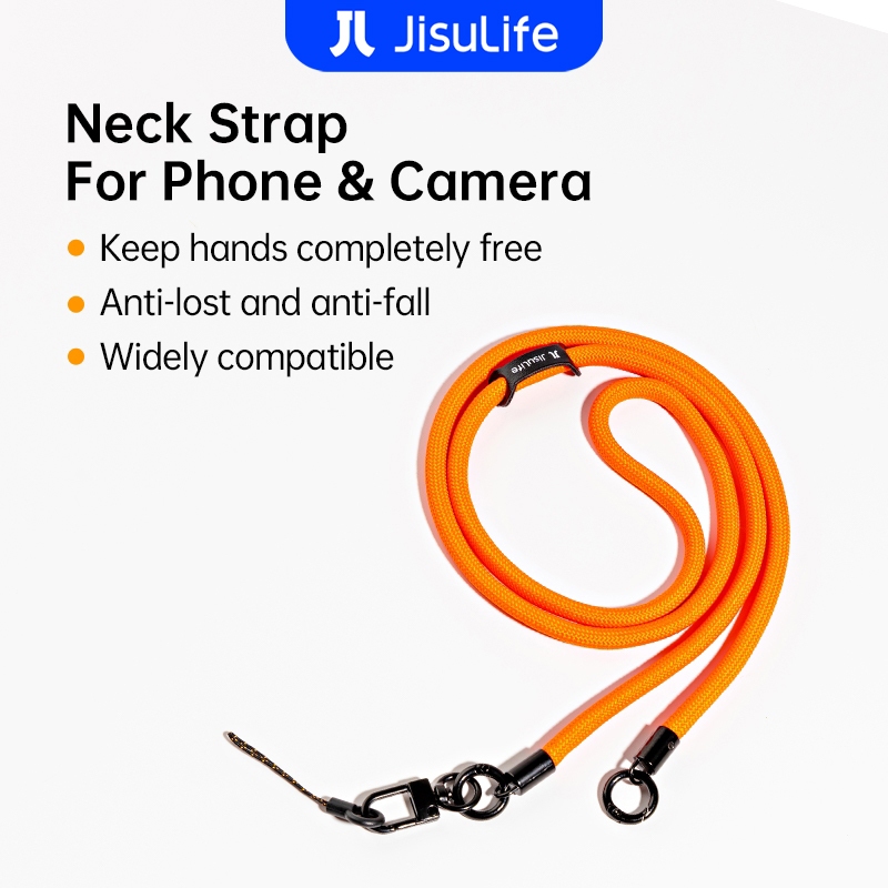 Jisulife Adjustable Thick Anti-lost Lanyard Phone Strap Detachable Neck ...