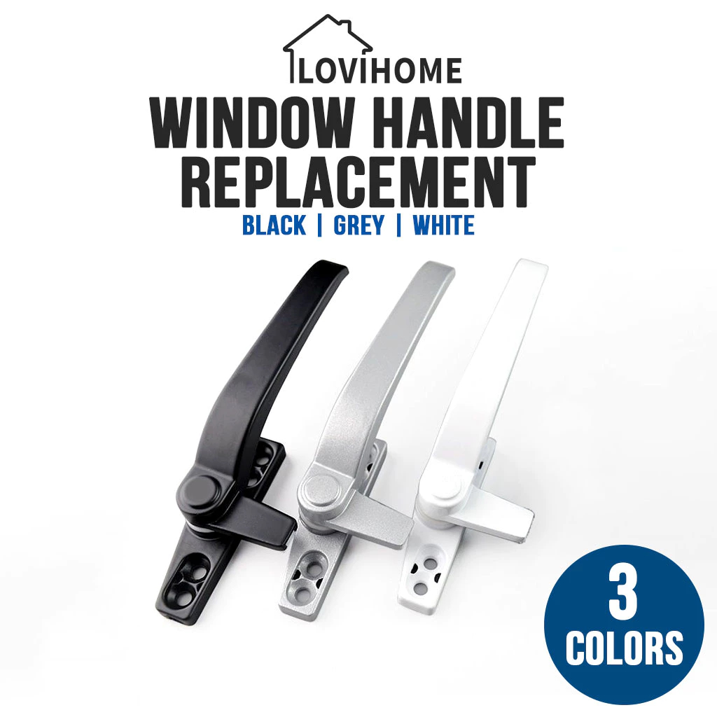 Homehub Window Handle Replacement HDB BTO Casement Lever Handles Lock ...