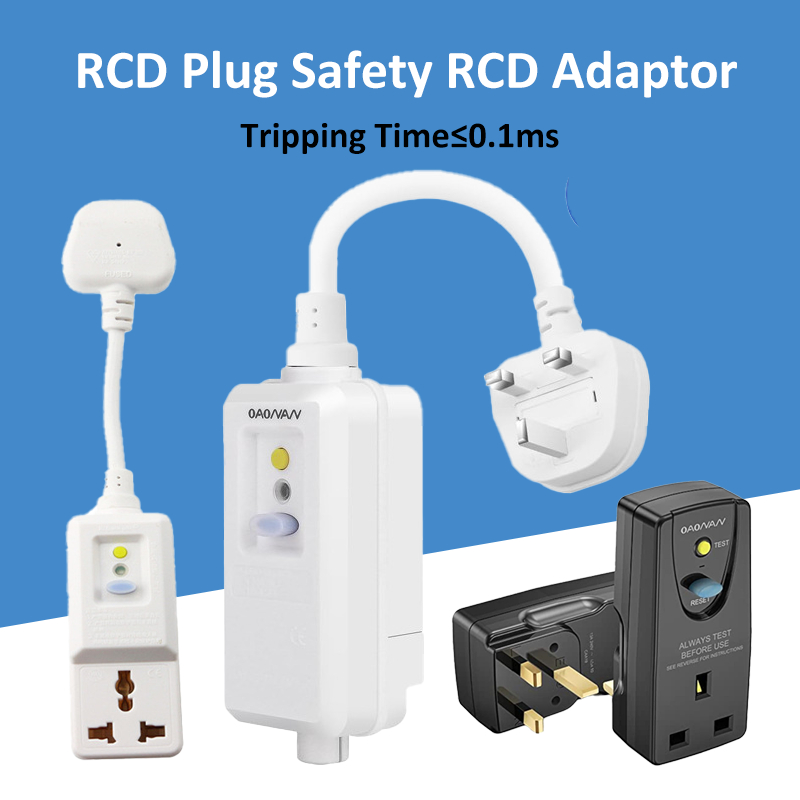 UK Plug Leakage protection socket Safety Adaptor,13A British Standard ...