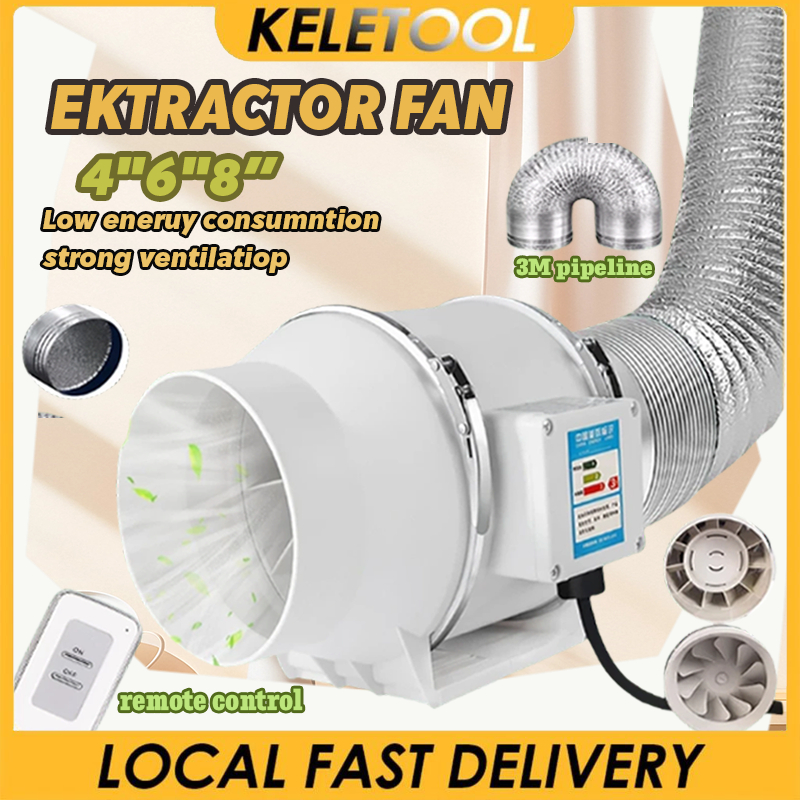 Industrial Exhaust Fan for Home Silent Inline Ventilation Fan for ...