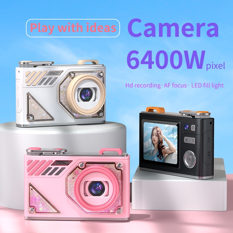 High-resolution 1080P 2.4-inch digital camera, 16x zoom compact camera ...