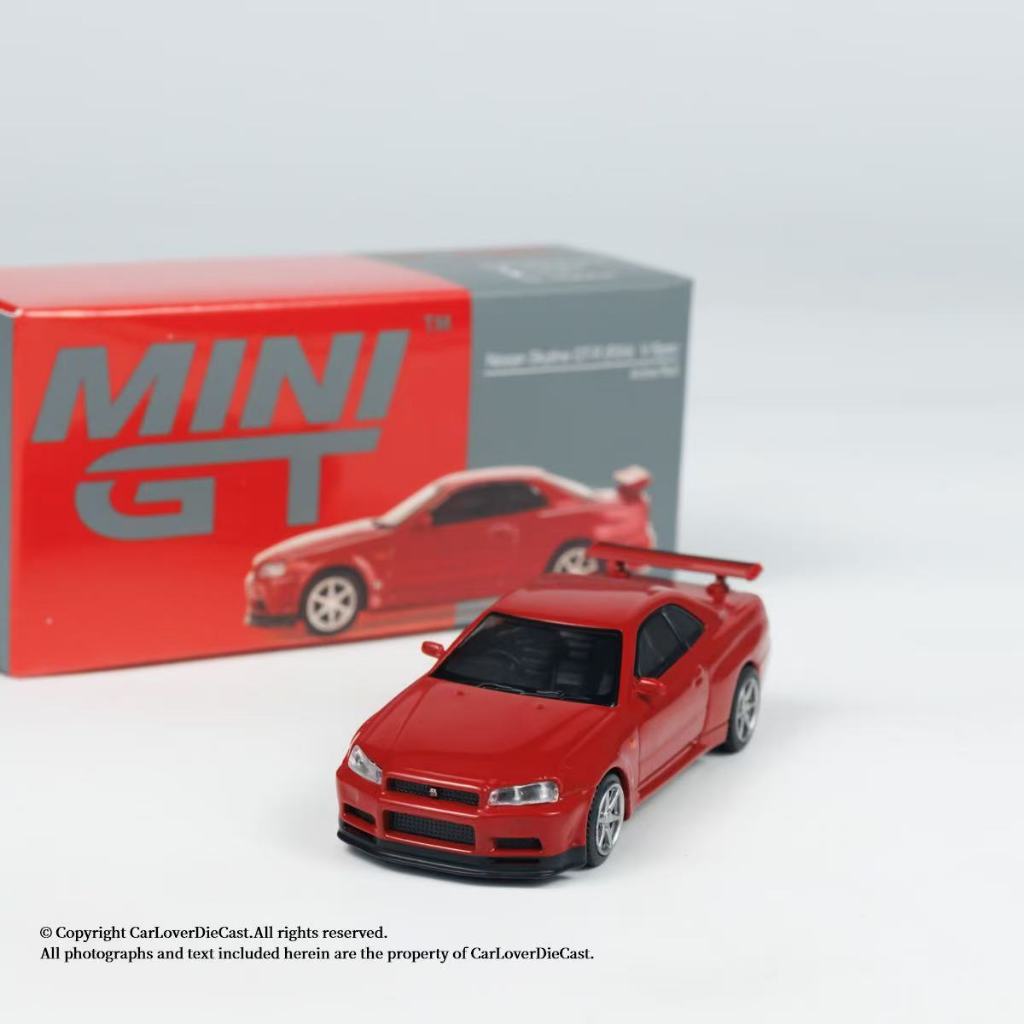 MINIGT 1:64 Model Car Nissan Skyline GT-R (R34) V-Spec Active Alloy Die ...
