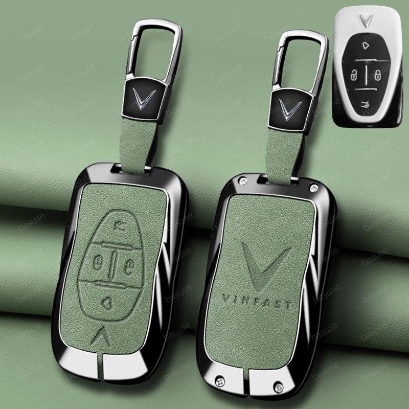 Leather key case Vinfast VF6 VF6S VF6 Plus VF7 VF8 VF9 new key model ...