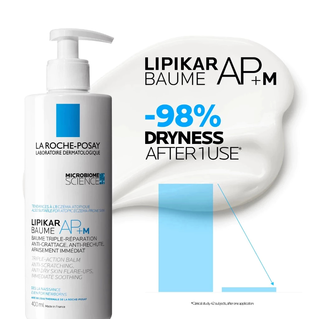 Lipikar BAUME AP+ M Lipid Replenishing Body Balm For Irritated Skin ...
