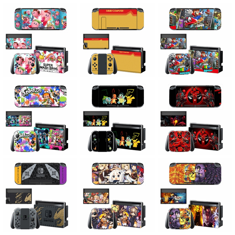 60 Colors Skin Sticker Compatible with Nintendo Switch V2 Vinyl Decal ...