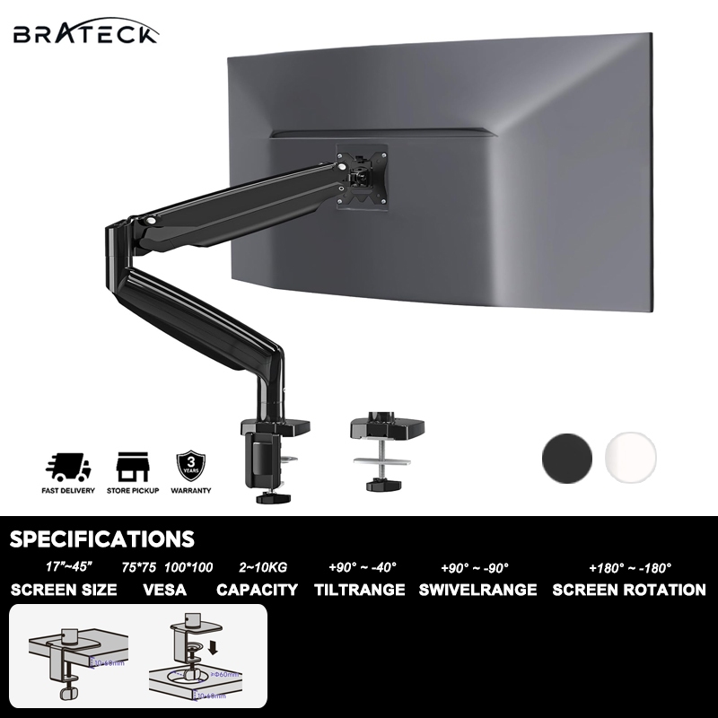 [1-2 Day Delivery]Single Monitor Arm | Fits most 17-32" inch Screens ...
