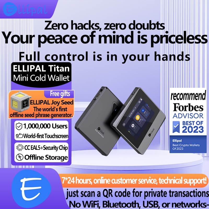 ELLIPAL Titan Mini Secure cold hardware wallet Cryptocurrency asset ...