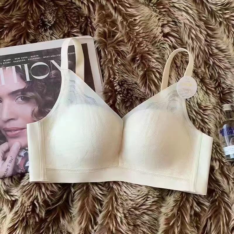 Fashion 5 Colors Seamless Bra Women's Underwear Small Chest Gathered ...