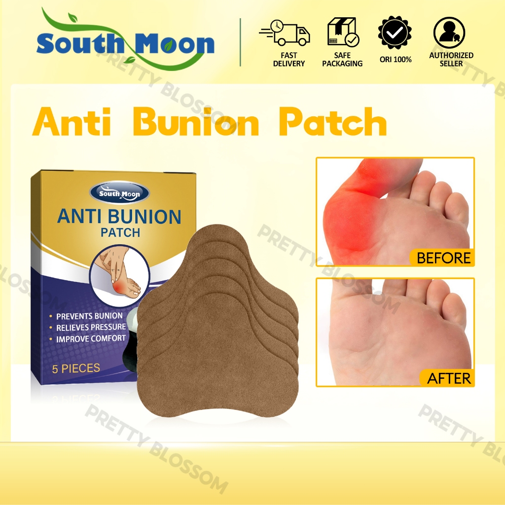 SOUTH MOON 5pcs/box Anti Bunion Patch Relief Bunion Swelling Pain Patch ...
