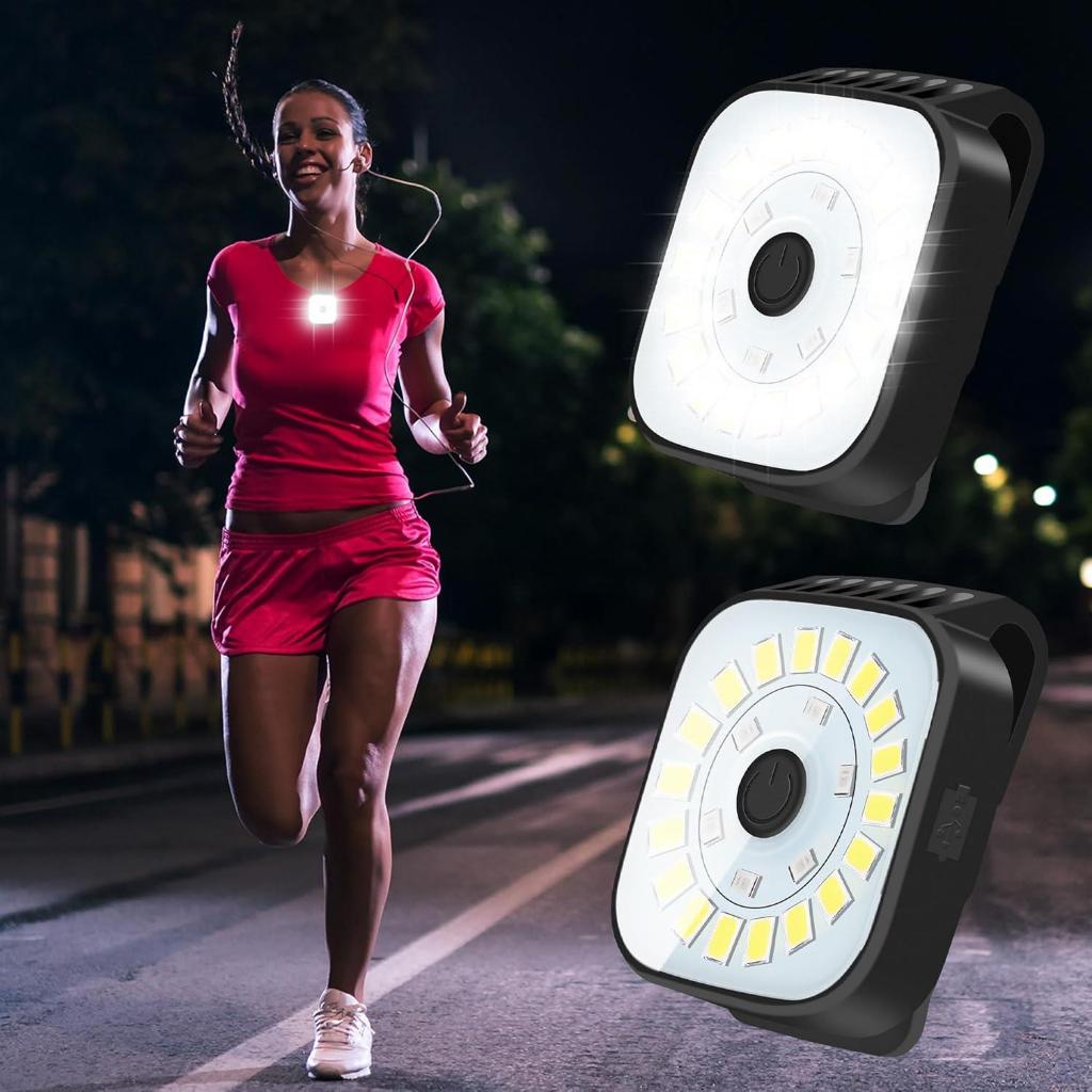 2PCS LED Running Lights For Runners, Multi-functional LED Headlamps ...