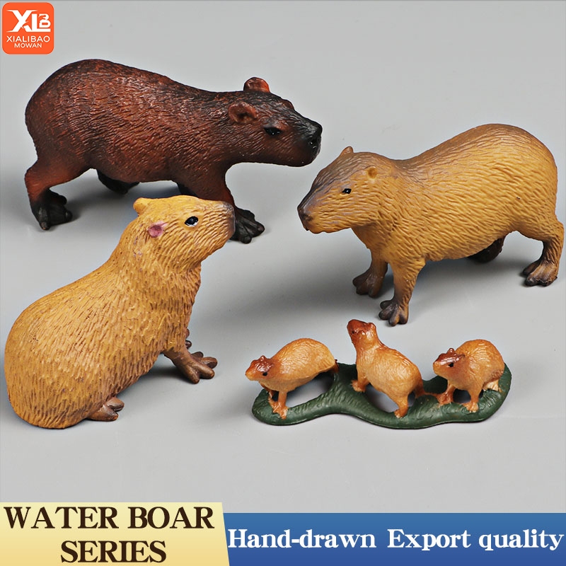Capybara Statue Animal Ornament, Capybara Party Birthday Decorations ...
