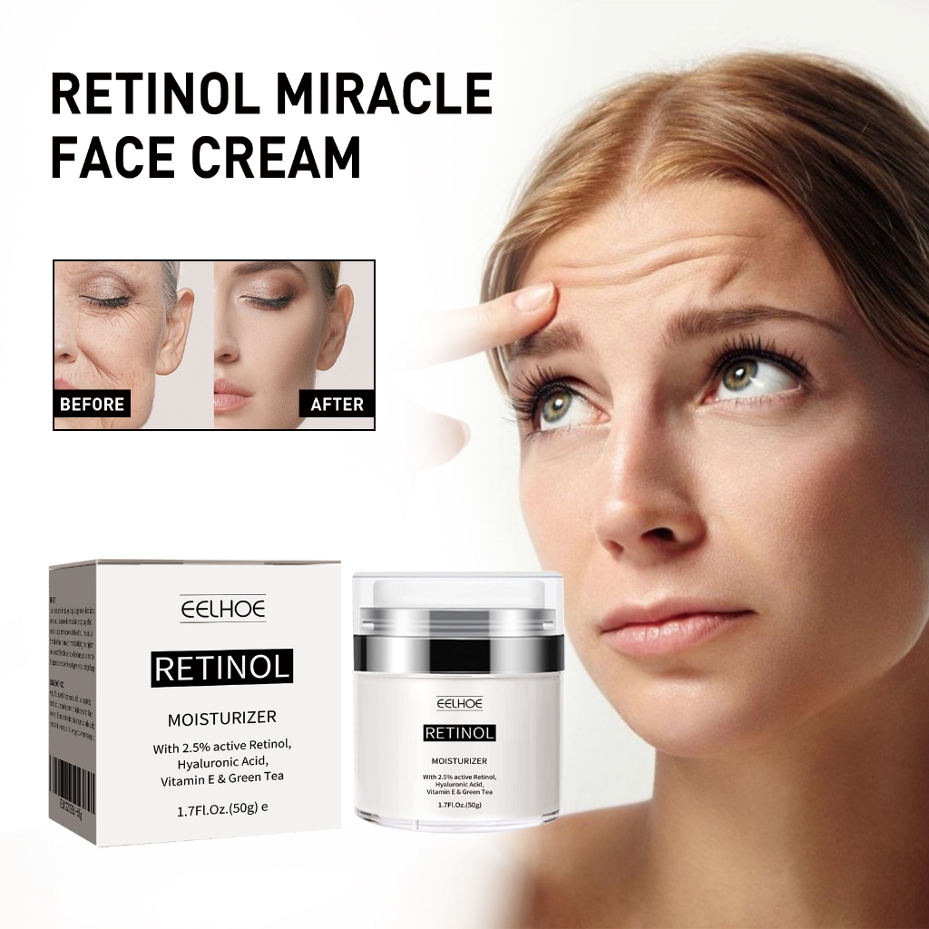 EELHOE Retinol Anti Aging Cream Improve Fine Line Remove Dark Circles Wrinkle Lifting Firming ...
