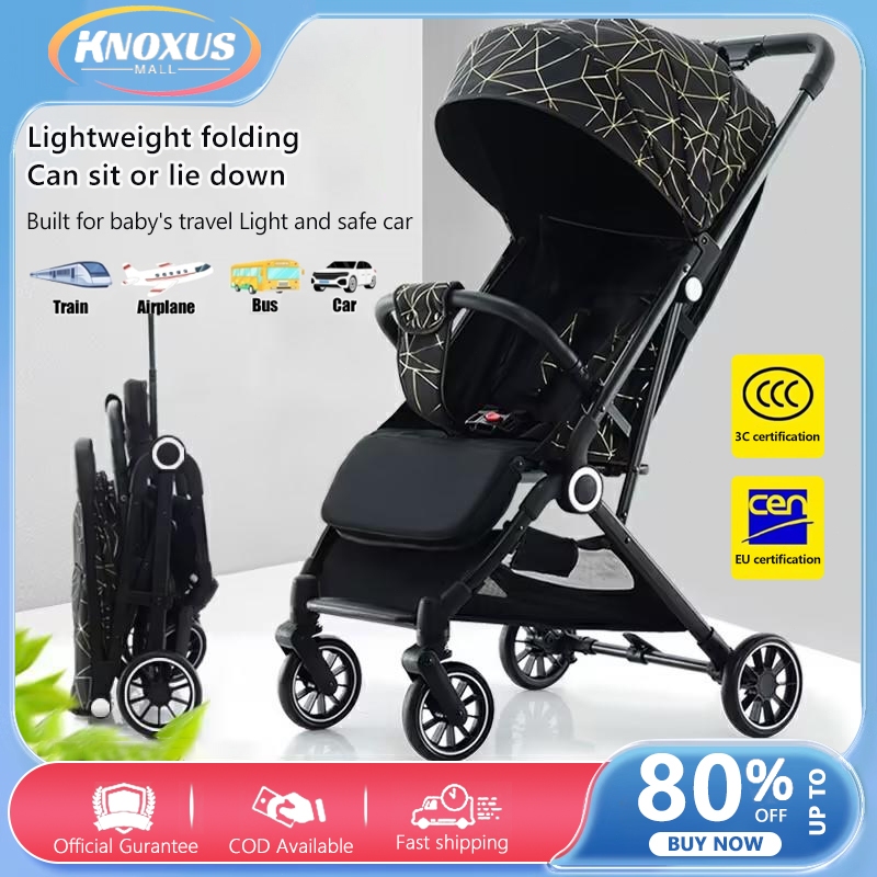 Baby Stroller can sit and lie down portable folding portable 0 to 5 ...