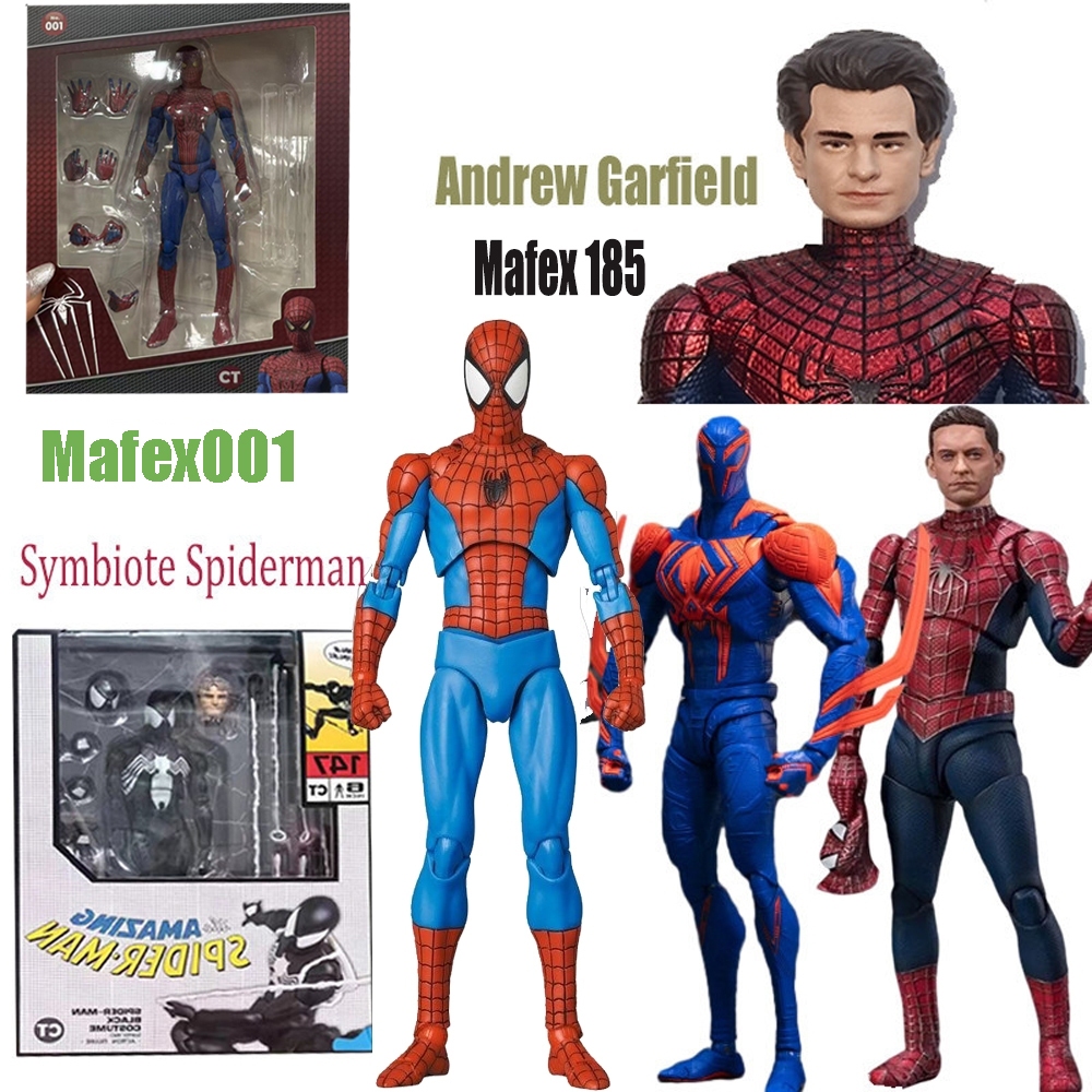 Symbiote Spiderman Mafex 147 Black Costume Andrew Garfield Yamaguchi ...