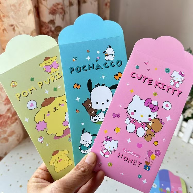 Sampul Duit Raya 2025 Money Envelope CNY New Year Angbao Cartoon ...