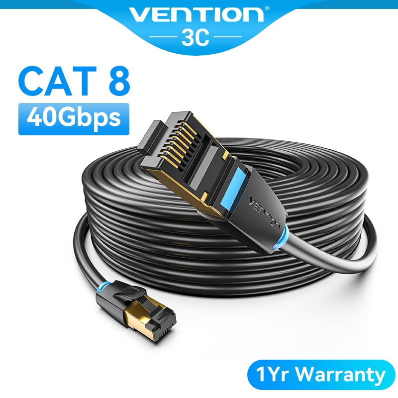 Vention 10m/15m/20m Ethernet Cable Cat 8 40Gbps Super Speed SFTP Cat8 ...