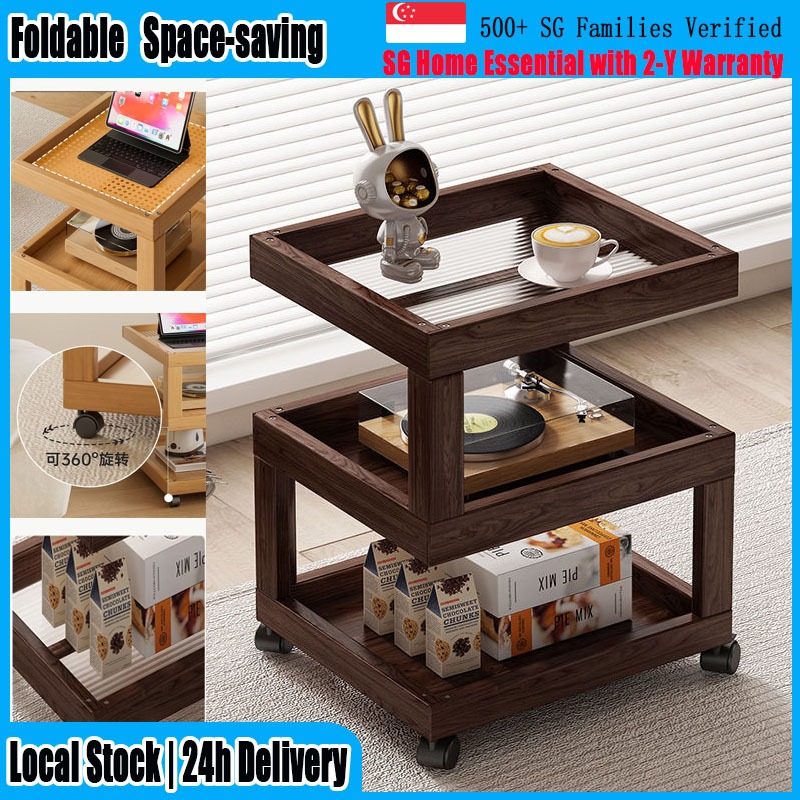 【SG Stock 】Modern Design Tea Table Sofa Side Table Marble Coffee Desk ...