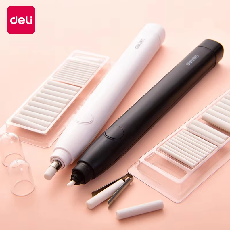 Deli Adjustable Electric Eraser for Sketch Drawing Erasing Writing with ...