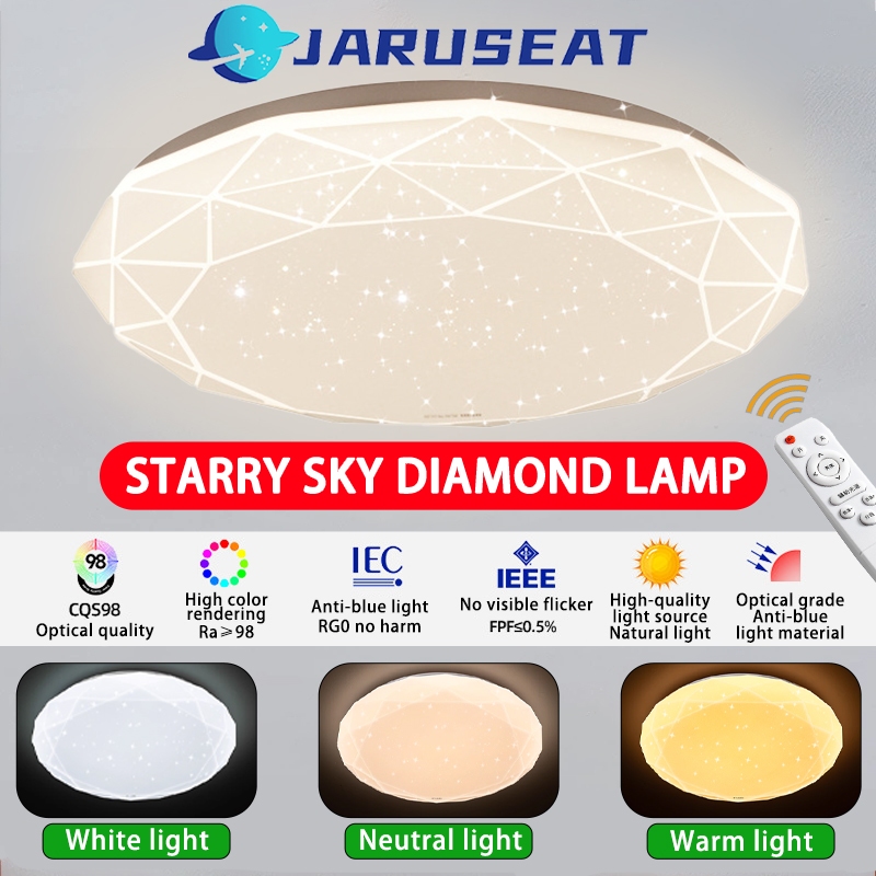 JARUSEAT LED ceiling light Star Diamond ceiling light 40cm Starry sky ...