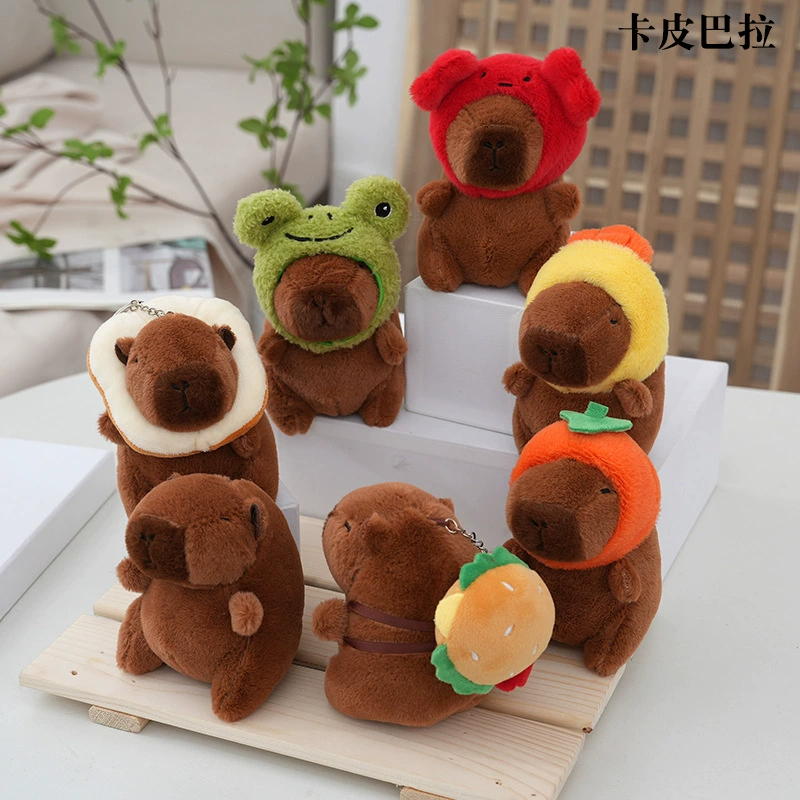 Twsg New Fluffy Snotty Capybara Plush Doll Kawaii Capybara With ...