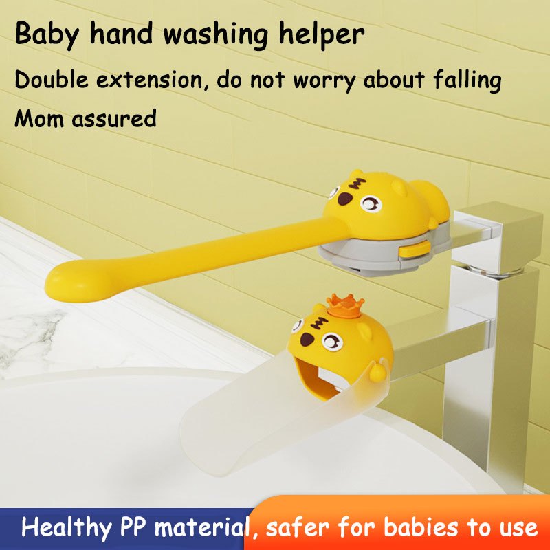 [LinshanS] Cartoon Faucet Extender For Kids Hand Washing In Bathroom ...