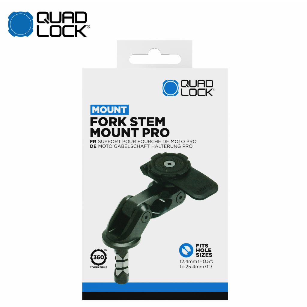 Original Quad Lock Motorcycle Mount - Fork Stem Mount PRO CNC Phone Mount | Shopee Singapore