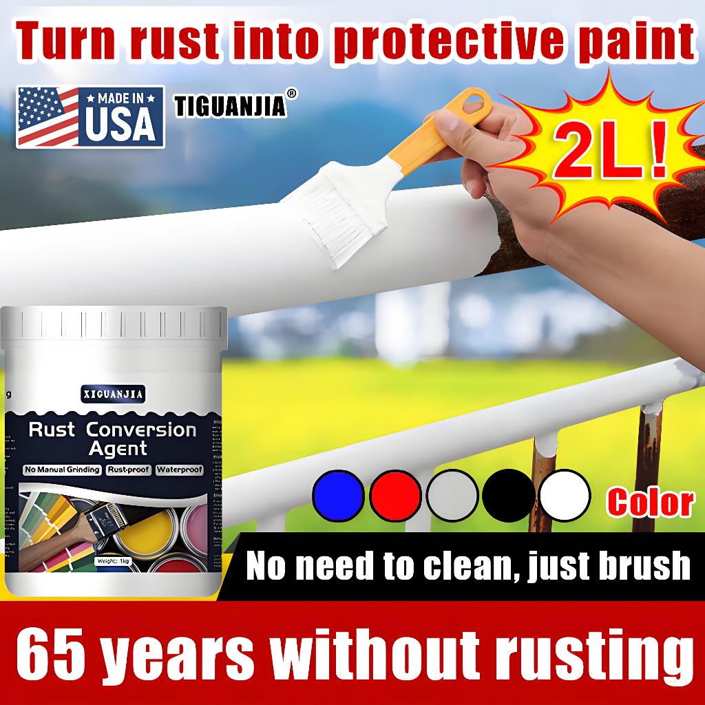 【30 seconds fast drying】2000ml anti rust paint for metal metal paint ...