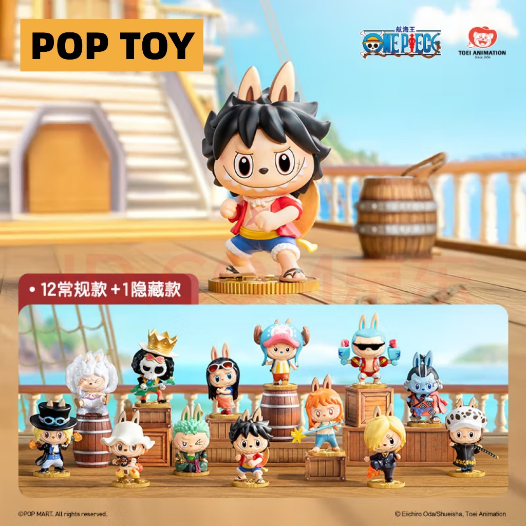 Labubu The Monsters x One Piece Series Popmart Cute Figures Hobby ...