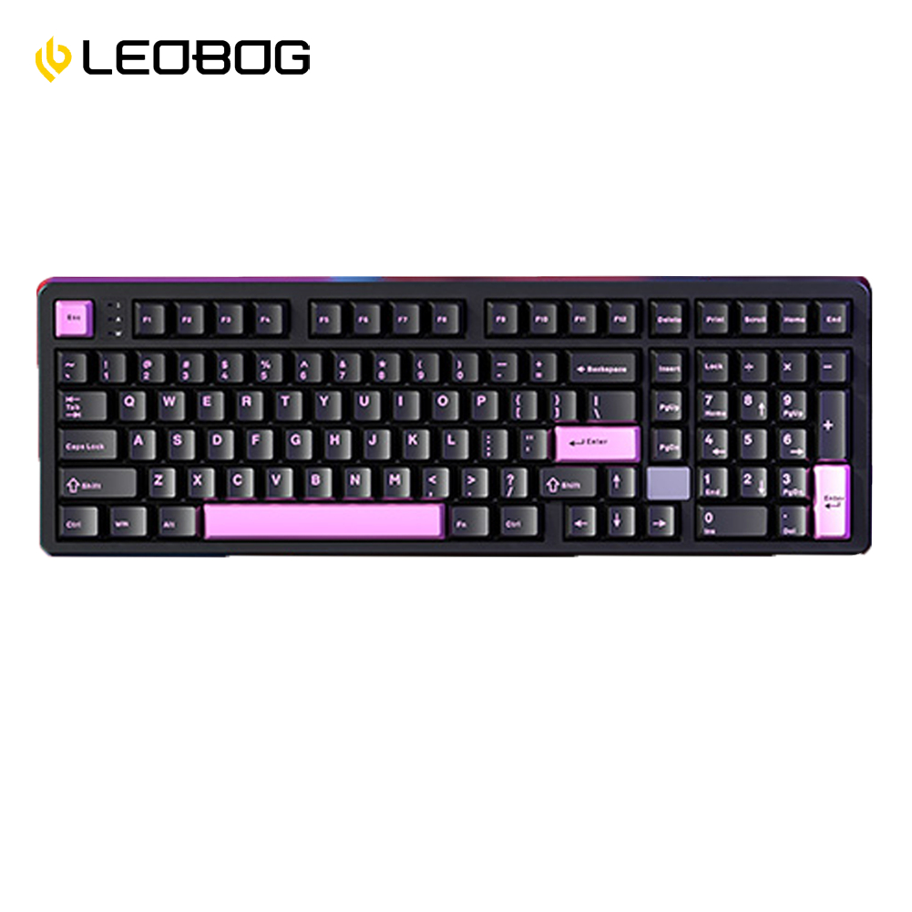 AULA LEOBOG Hi98 Wired Keyboard 98% 101 Keys Type-C RGB Hot-swap ...