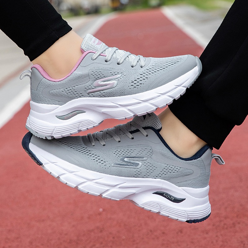 Arch-Fit Casual Running Shoes for Couples Women's Sneakers Kasut Sukan ...