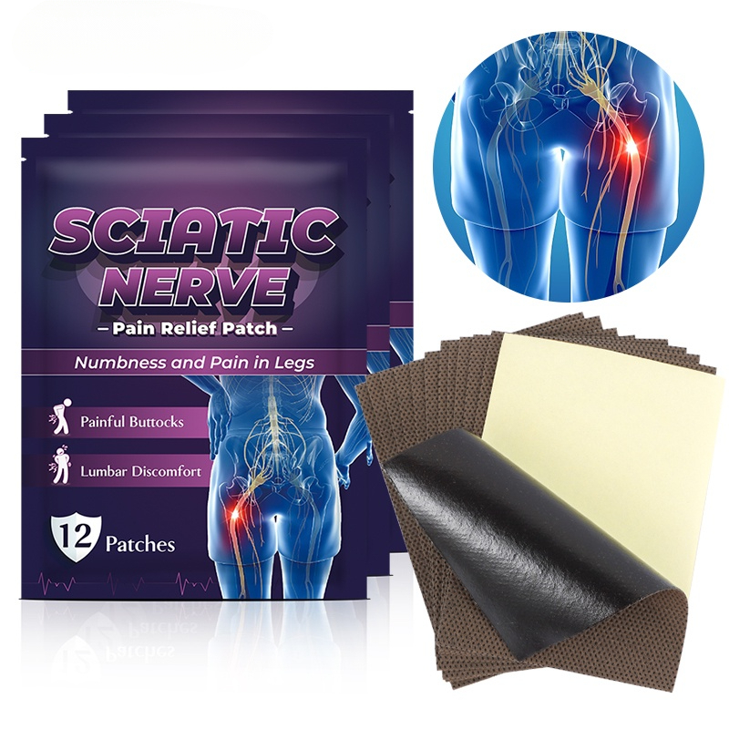 Sciatica Pain Relief Patch Crotch Sticker Treat Piriformis Hip Pain ...