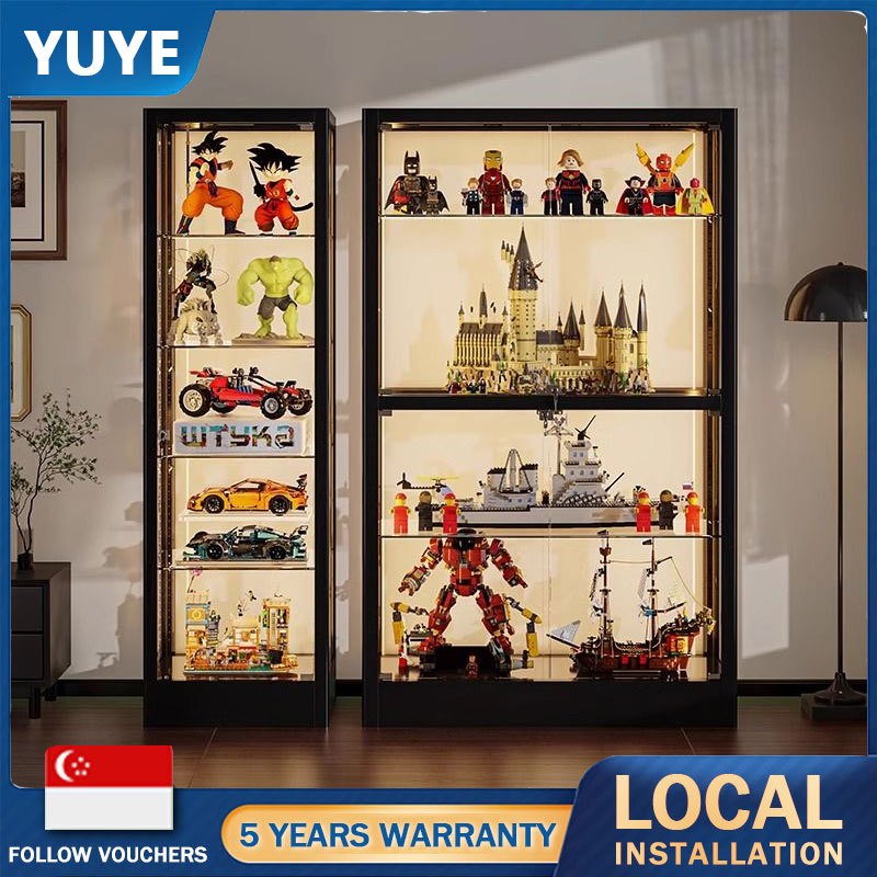 SG Display cabinet Storage cabinet Tempered Glass Cabinet Showcase Hand ...