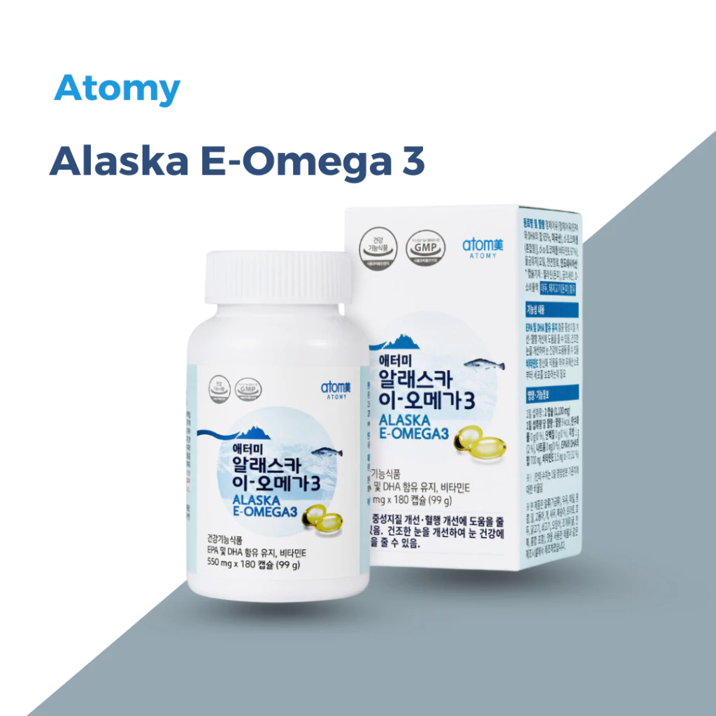 Atomy Alaska E-Omega 3 550mg x 180 capsules | Shopee Singapore