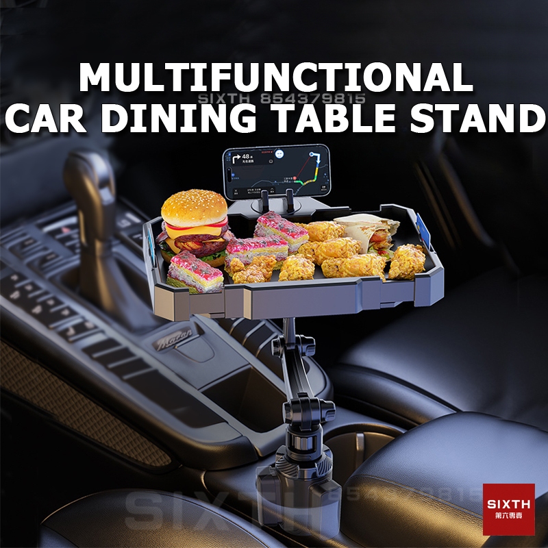 Car Dining Table Trays Multipurpos Portable Car Food Dring Tray ...